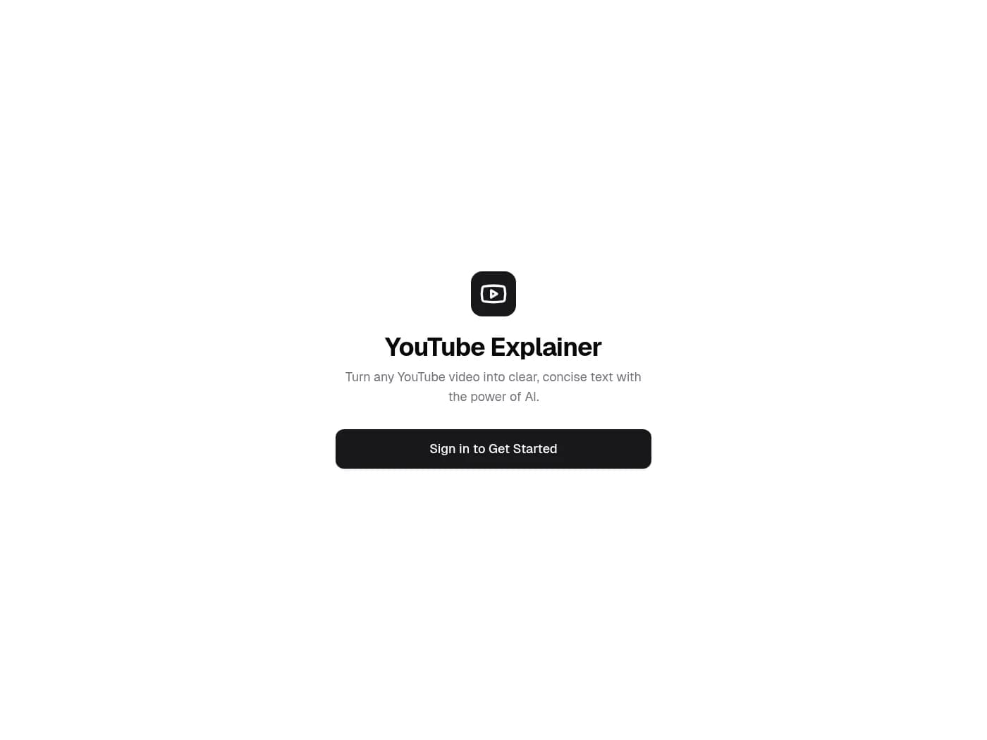 YouTube Explanation Generator
