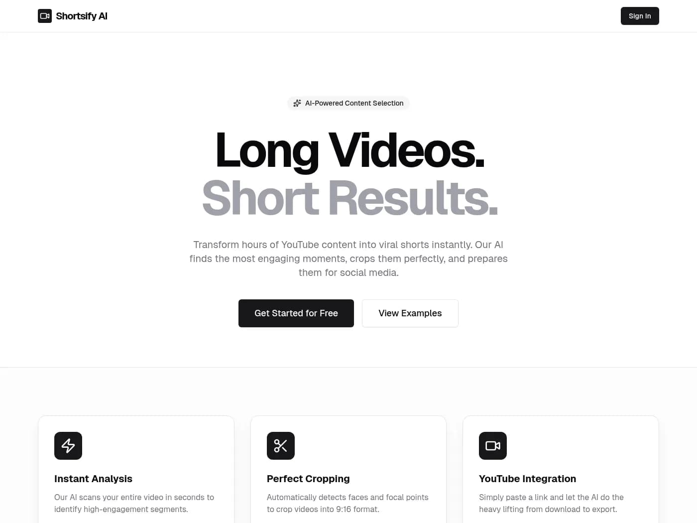 Shortsify AI
