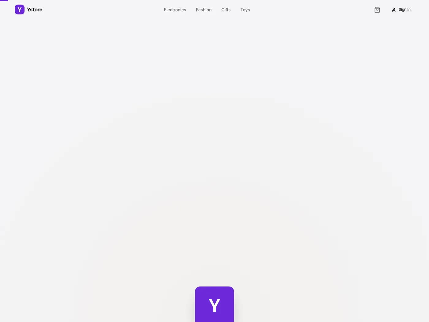 Ystore Cinematic Marketplace
