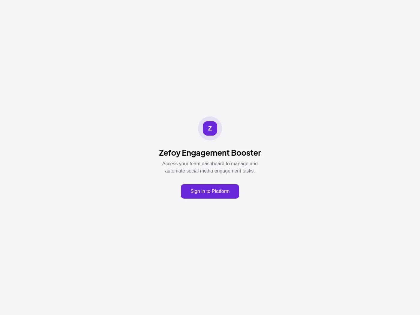 Zefoy Engagement Booster