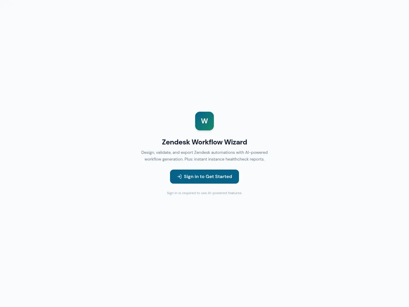 Zendesk Workflow Wizard