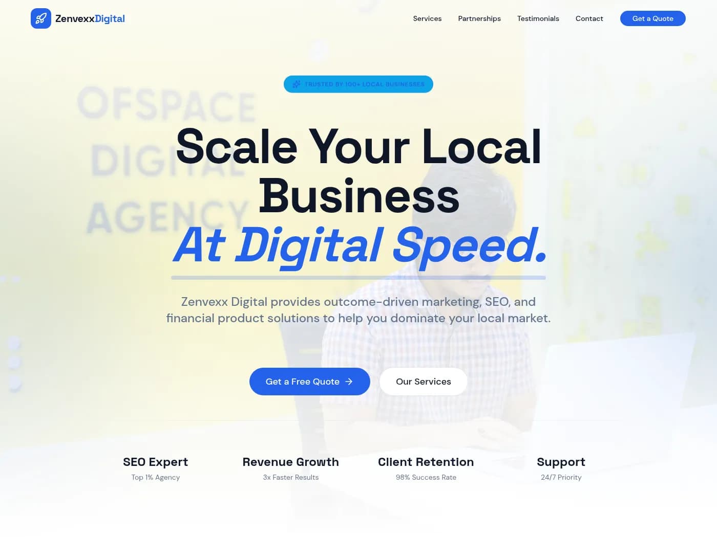 Zenvexx Digital Landing