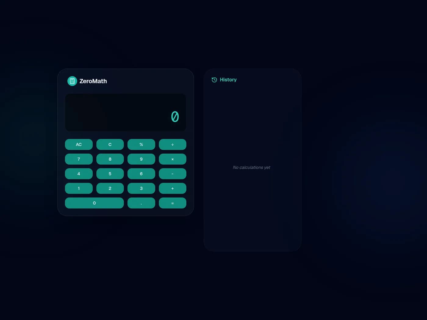 ZeroMath Calculator