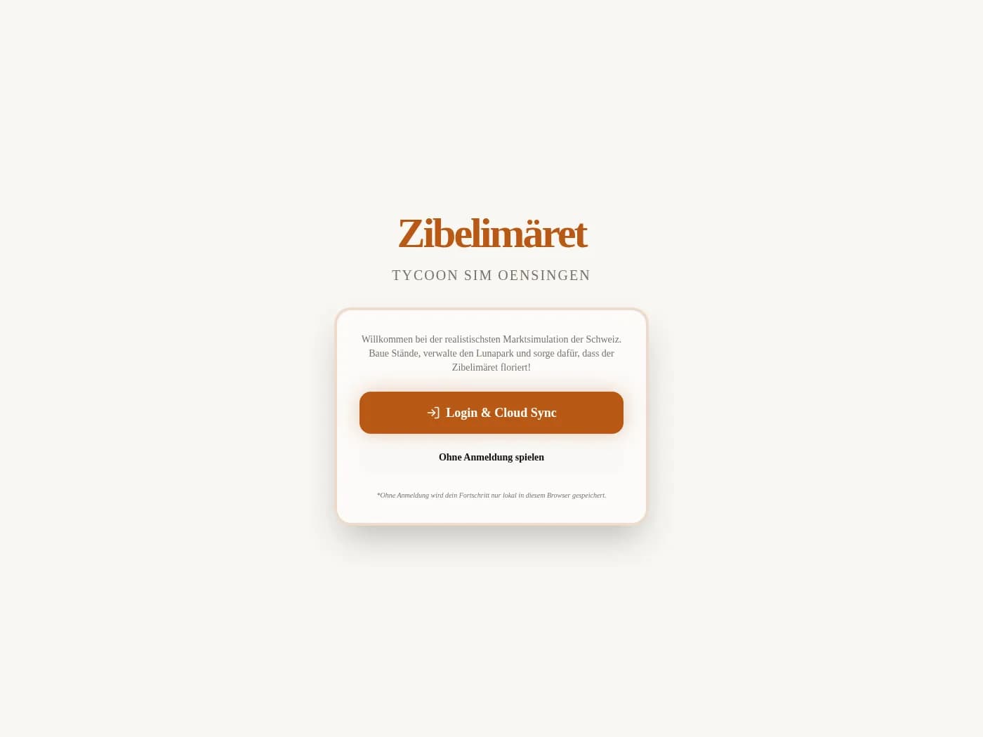 Zibelimäret Tycoon Sim