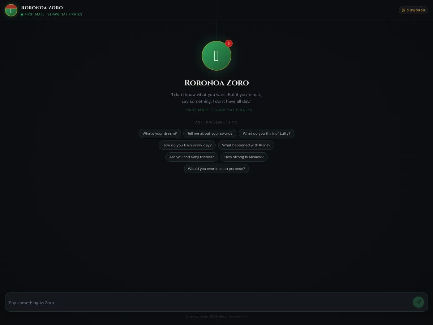 Zoro AI Chatbot