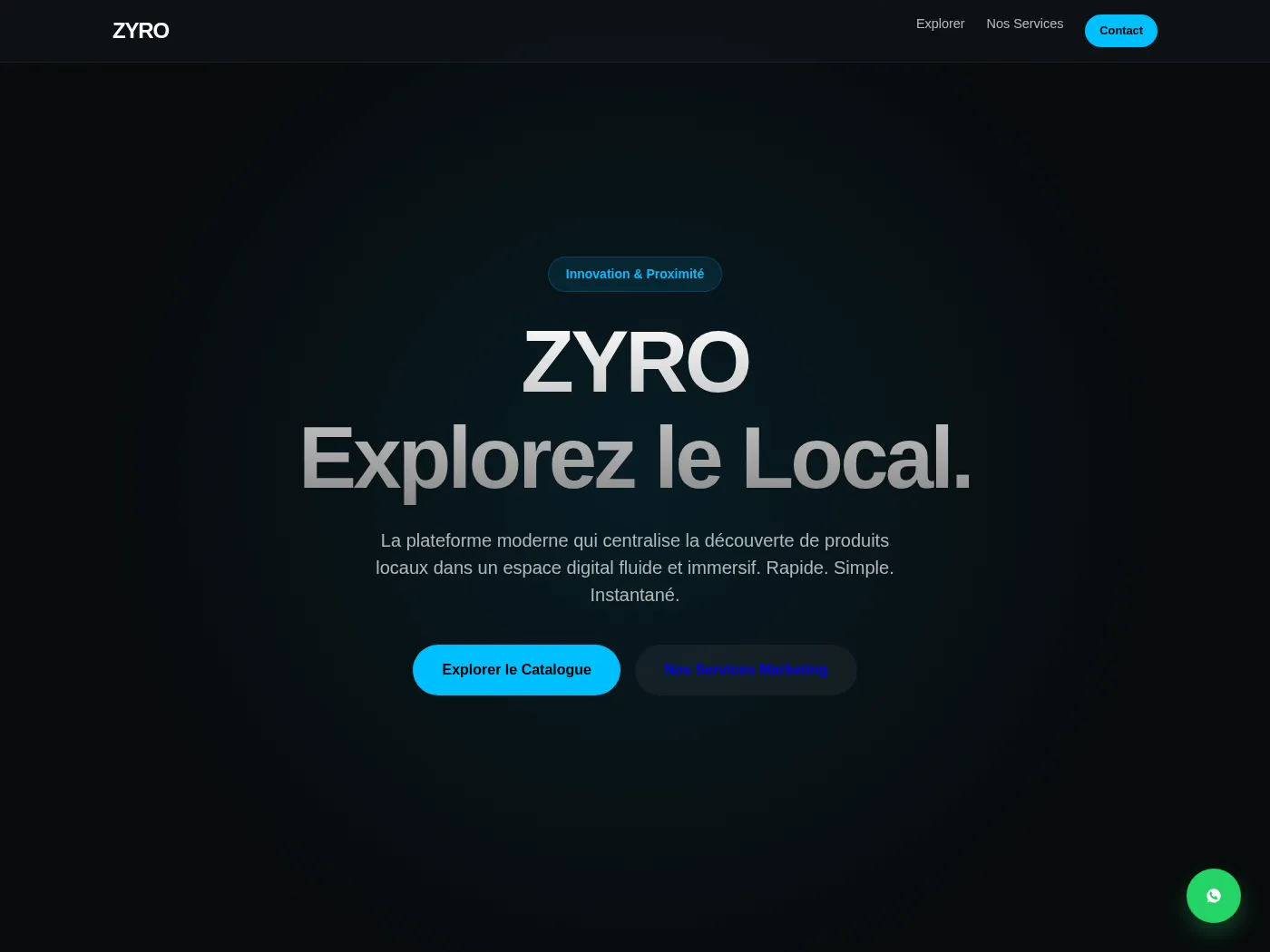 ZYRO Local Product Catalogue