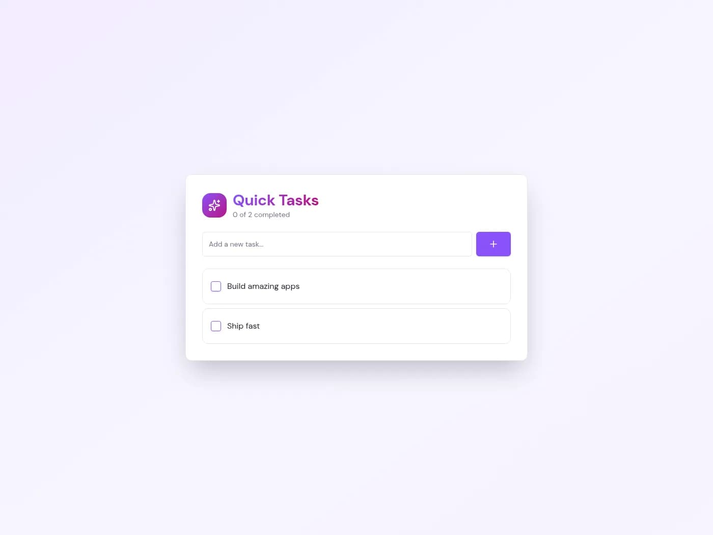 1-Minute Simple App