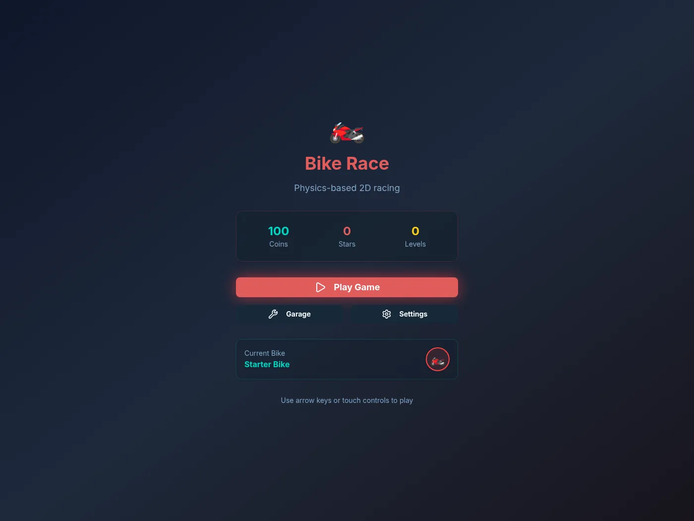 2D Bike Race Game