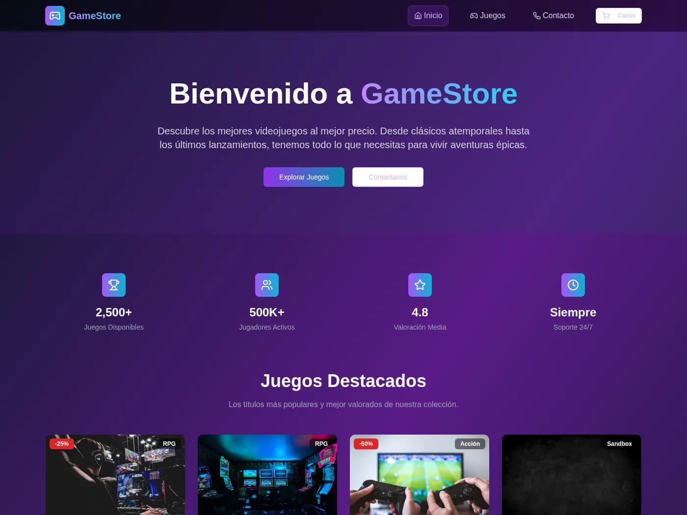 Tienda de Videojuegos