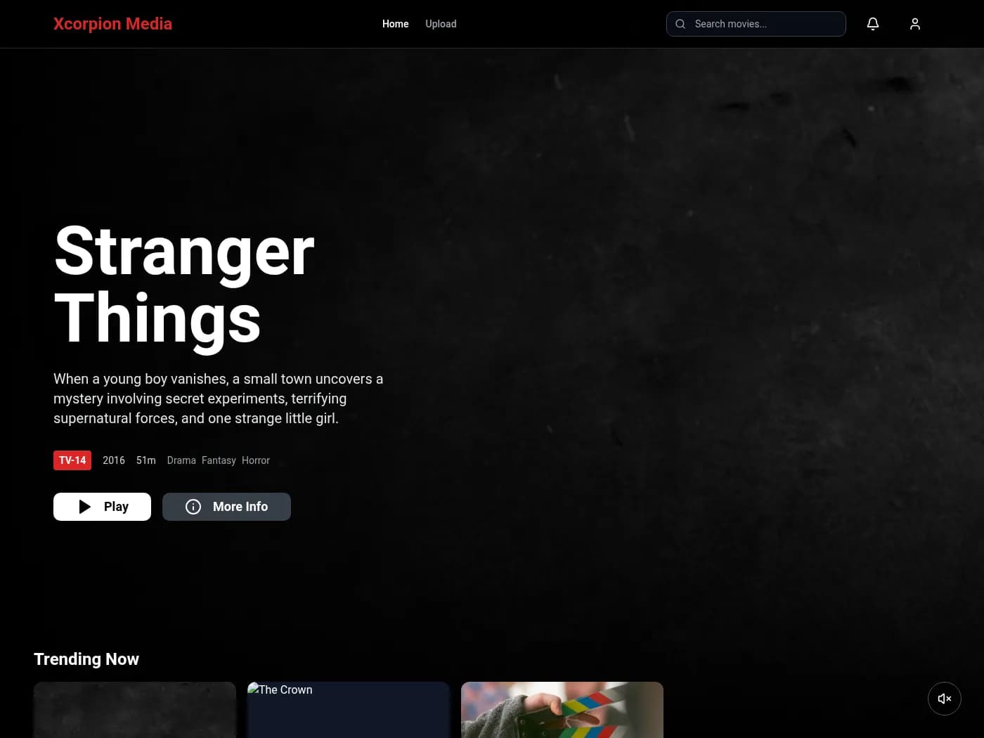 Netflix Style Movie Streaming App