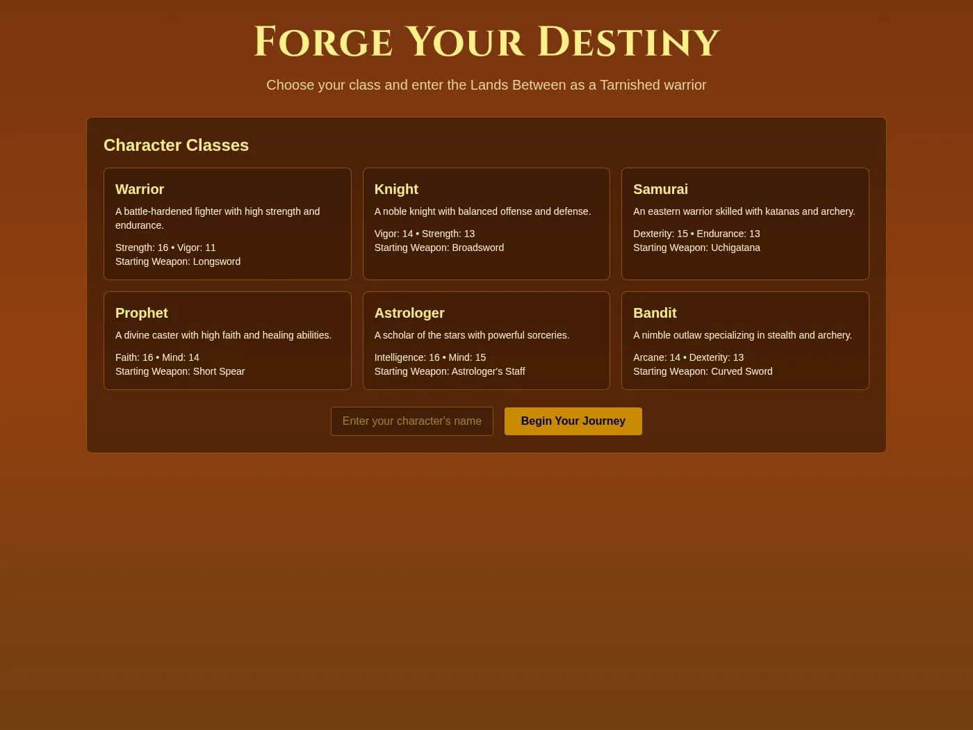 Elden Ring Text-Based RTS MMORPG