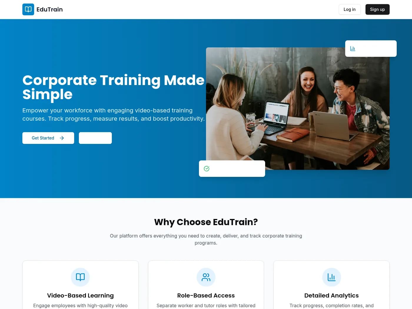EdTech Training App for Companies