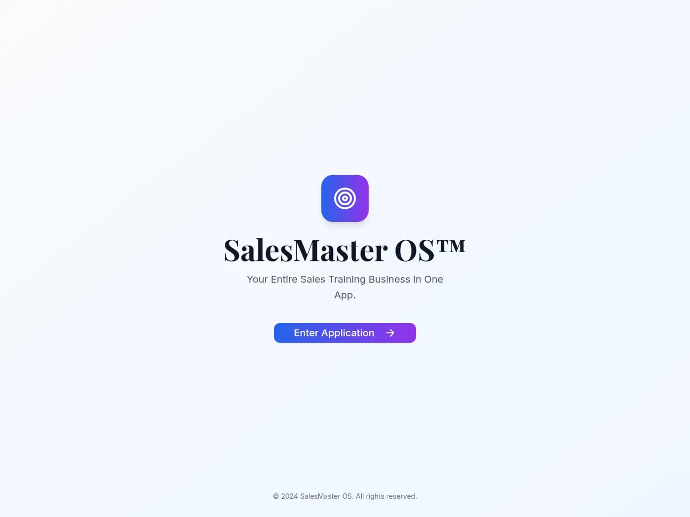 SalesMaster OS - White-Label Sales Training Platform