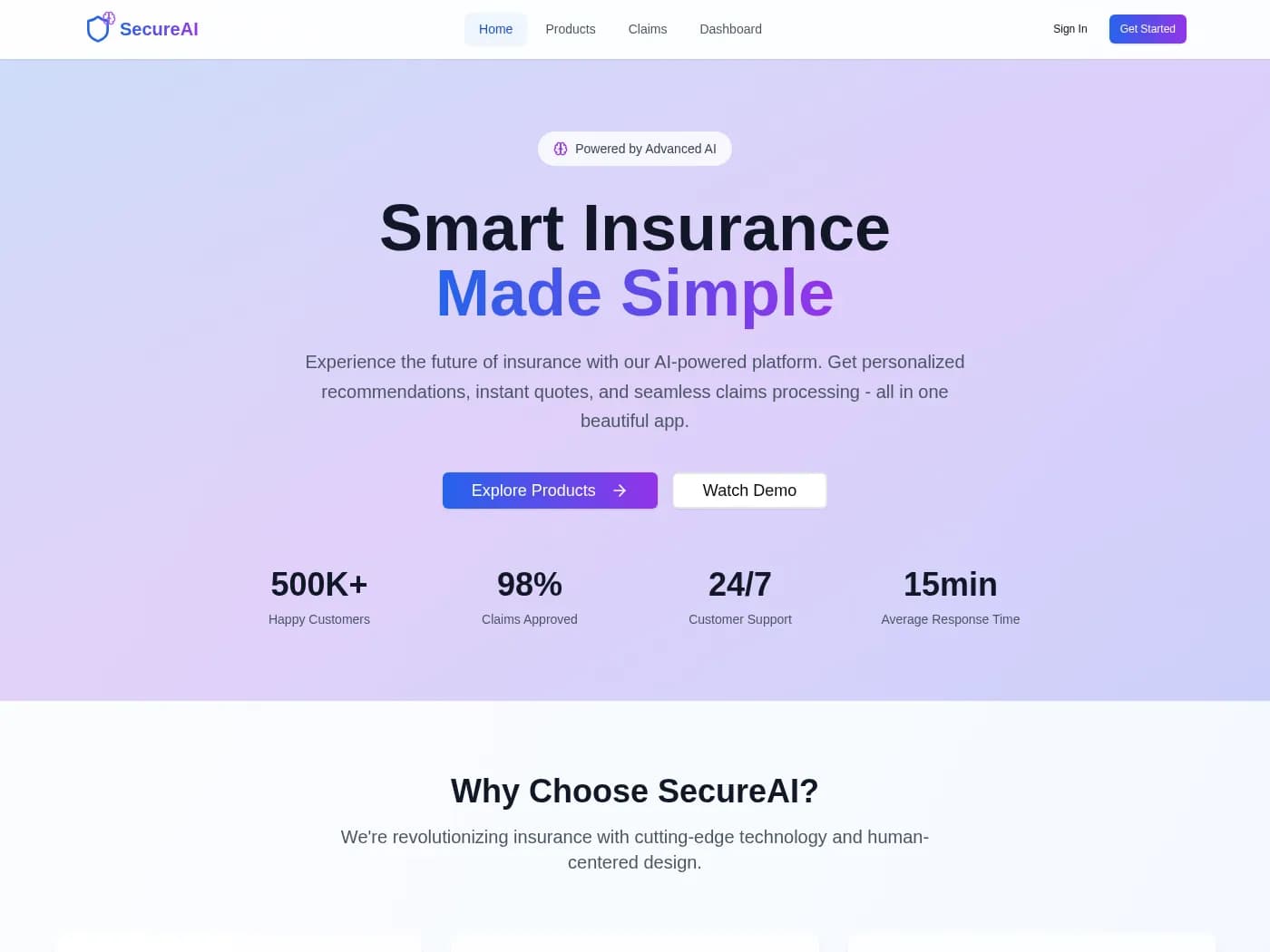 AI Powered Modern Insurance Super App
