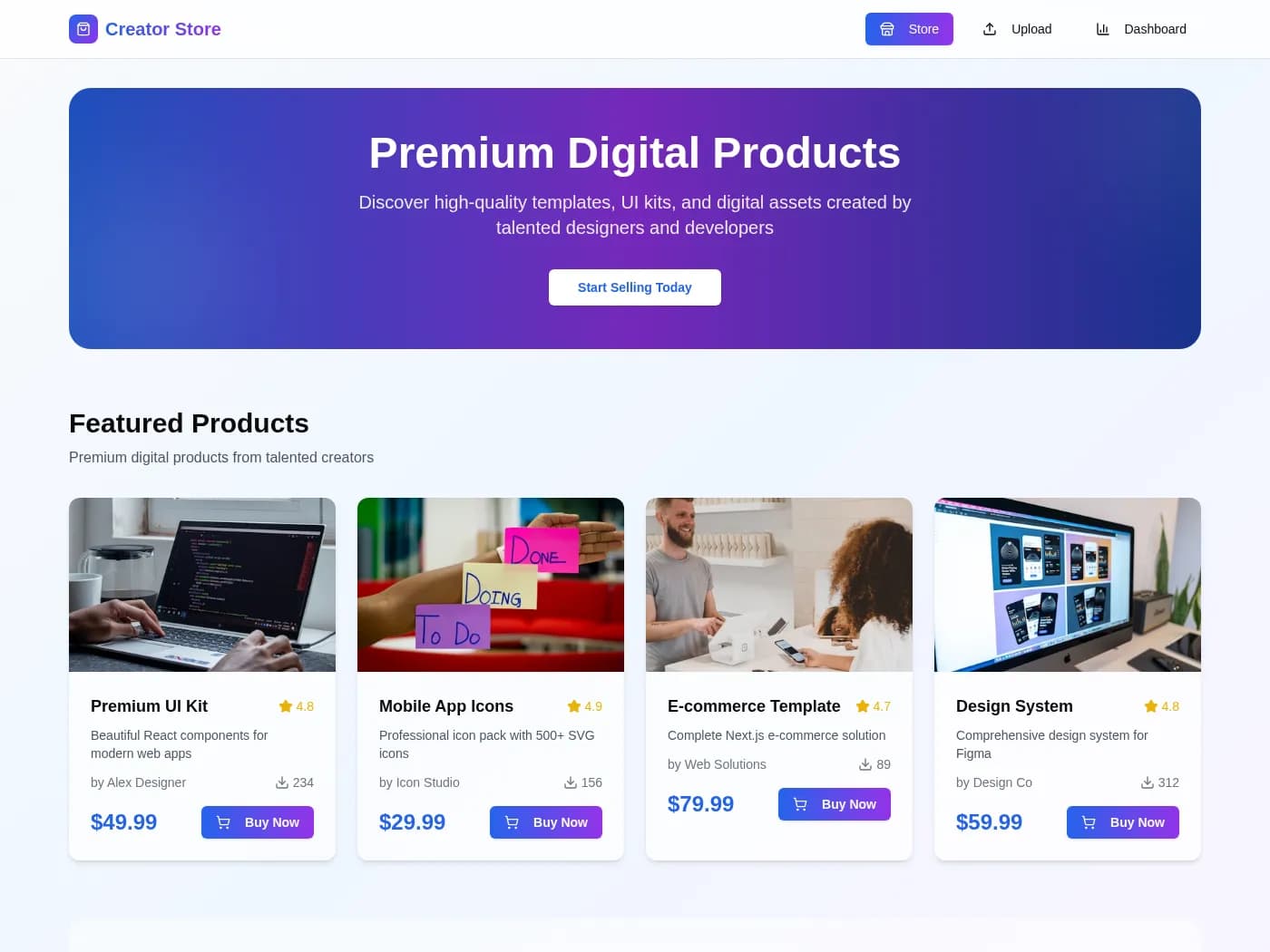 Digital Product Store