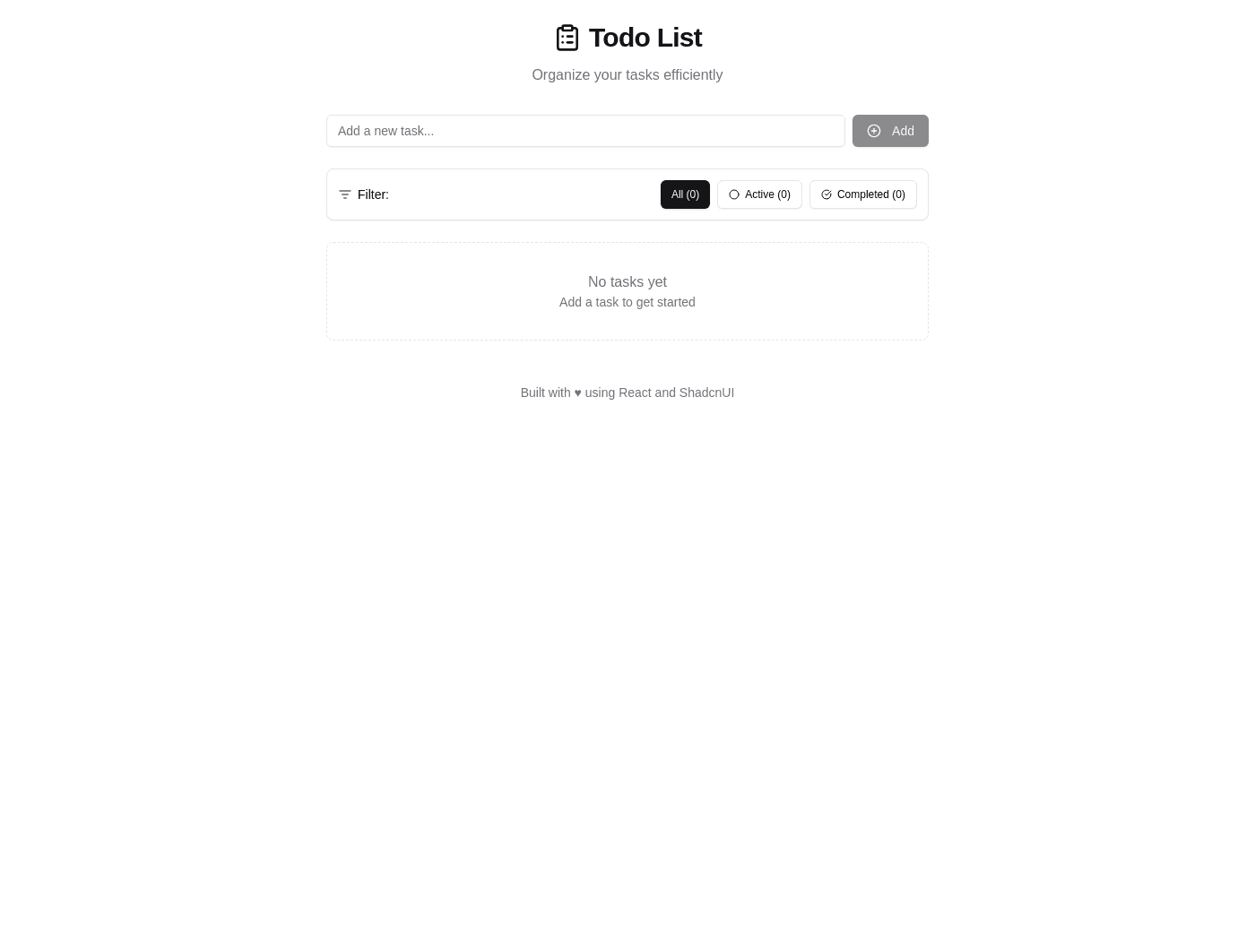 Todo List App