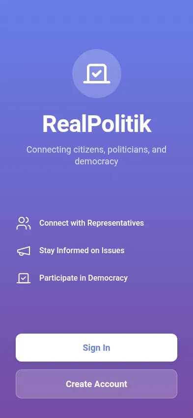 RealPolitik Mobile App