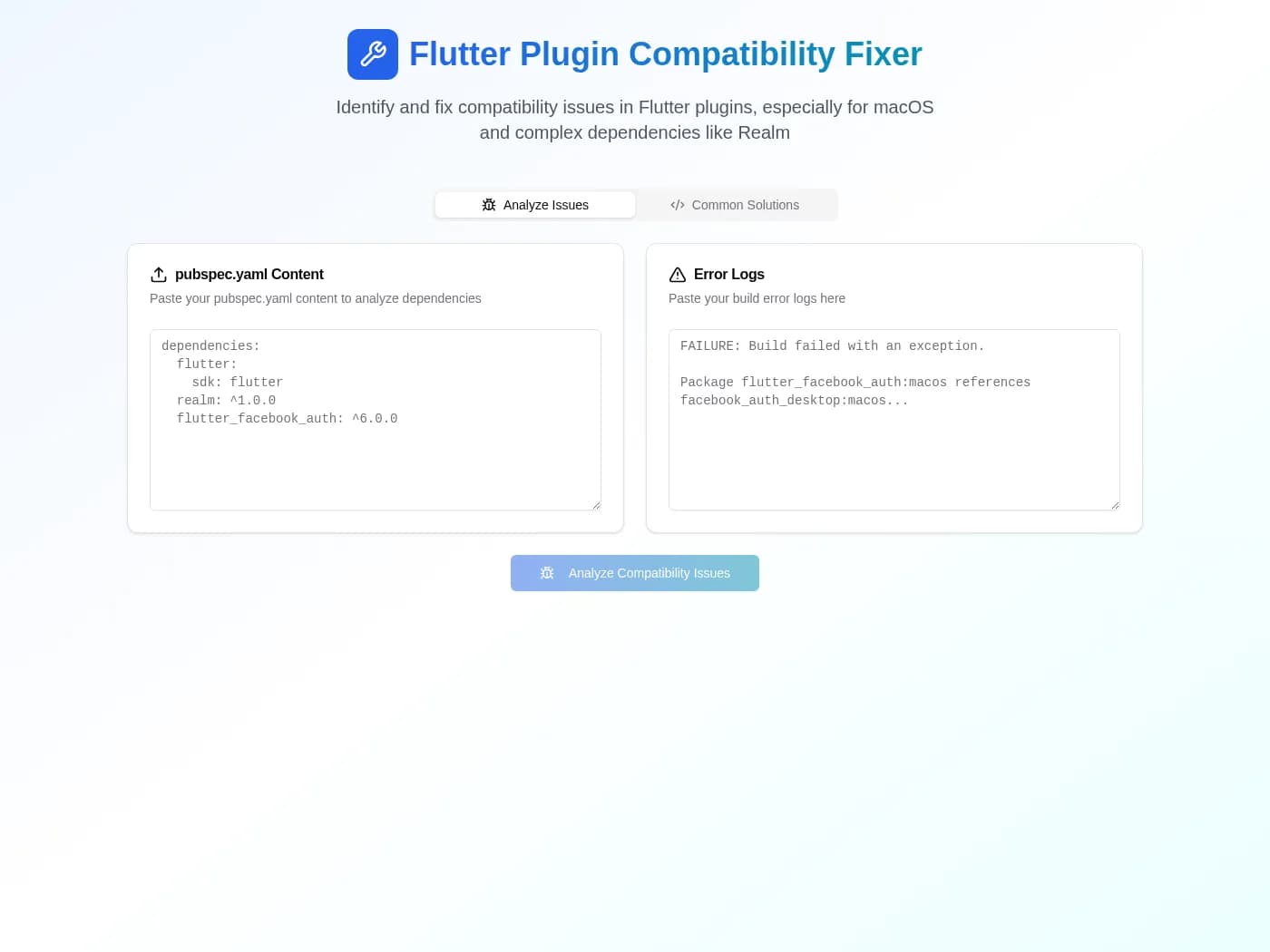 Flutter Plugin Compatibility Fixer