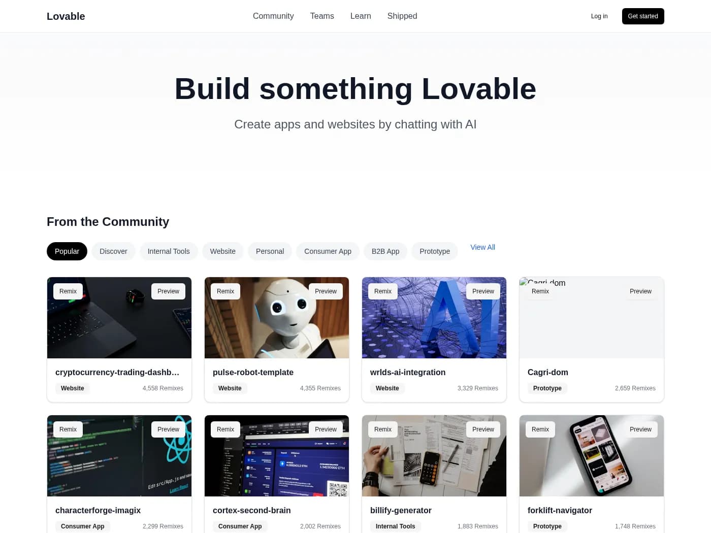 Lovable.dev Clone