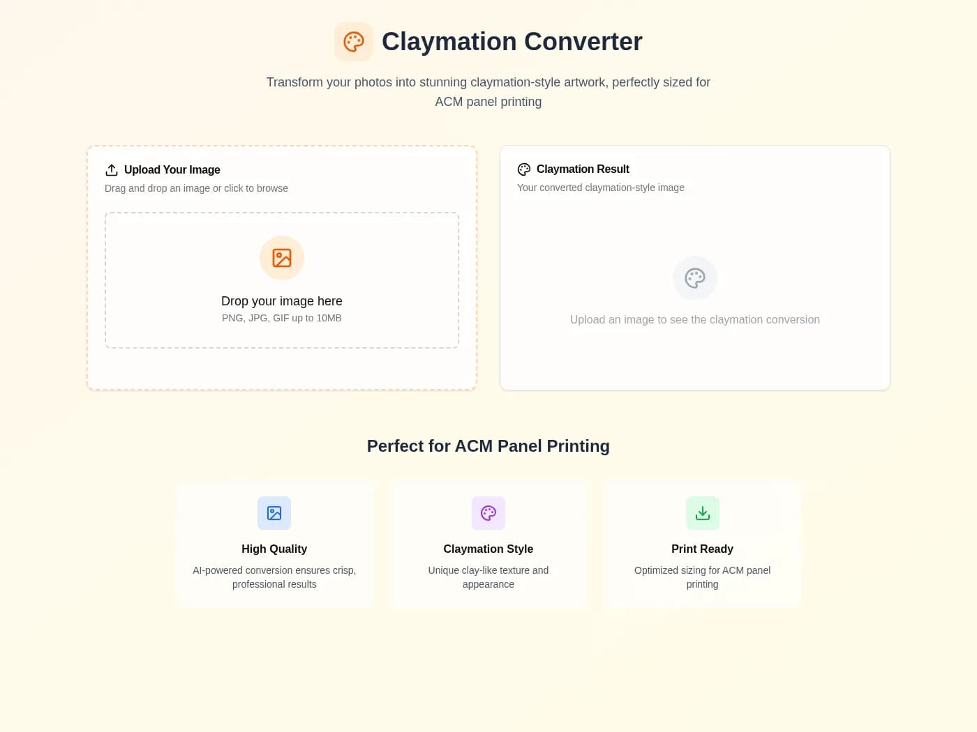 Claymation Image Converter