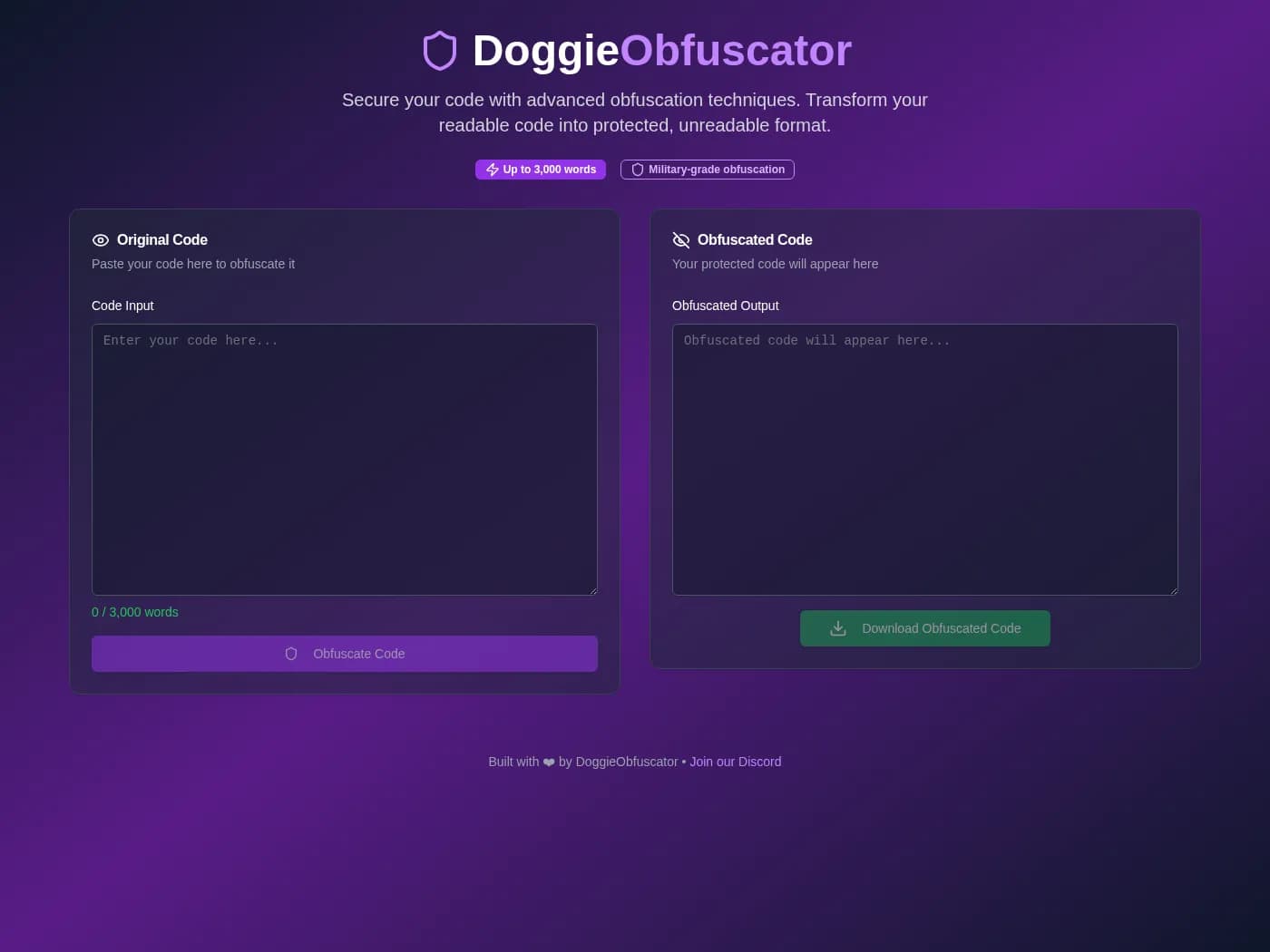 Doggie Code Obfuscator