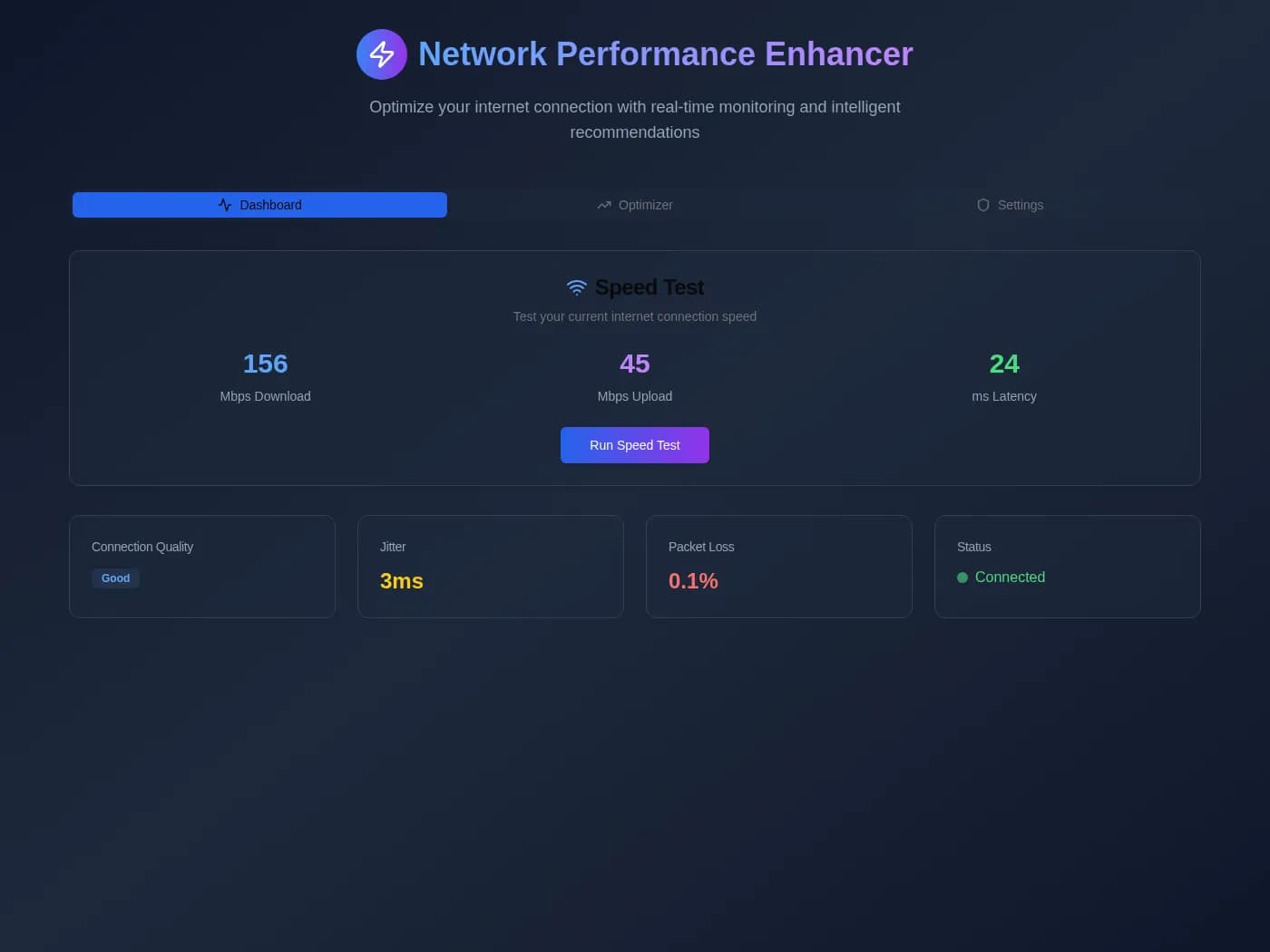 Network Performance Enhancer
