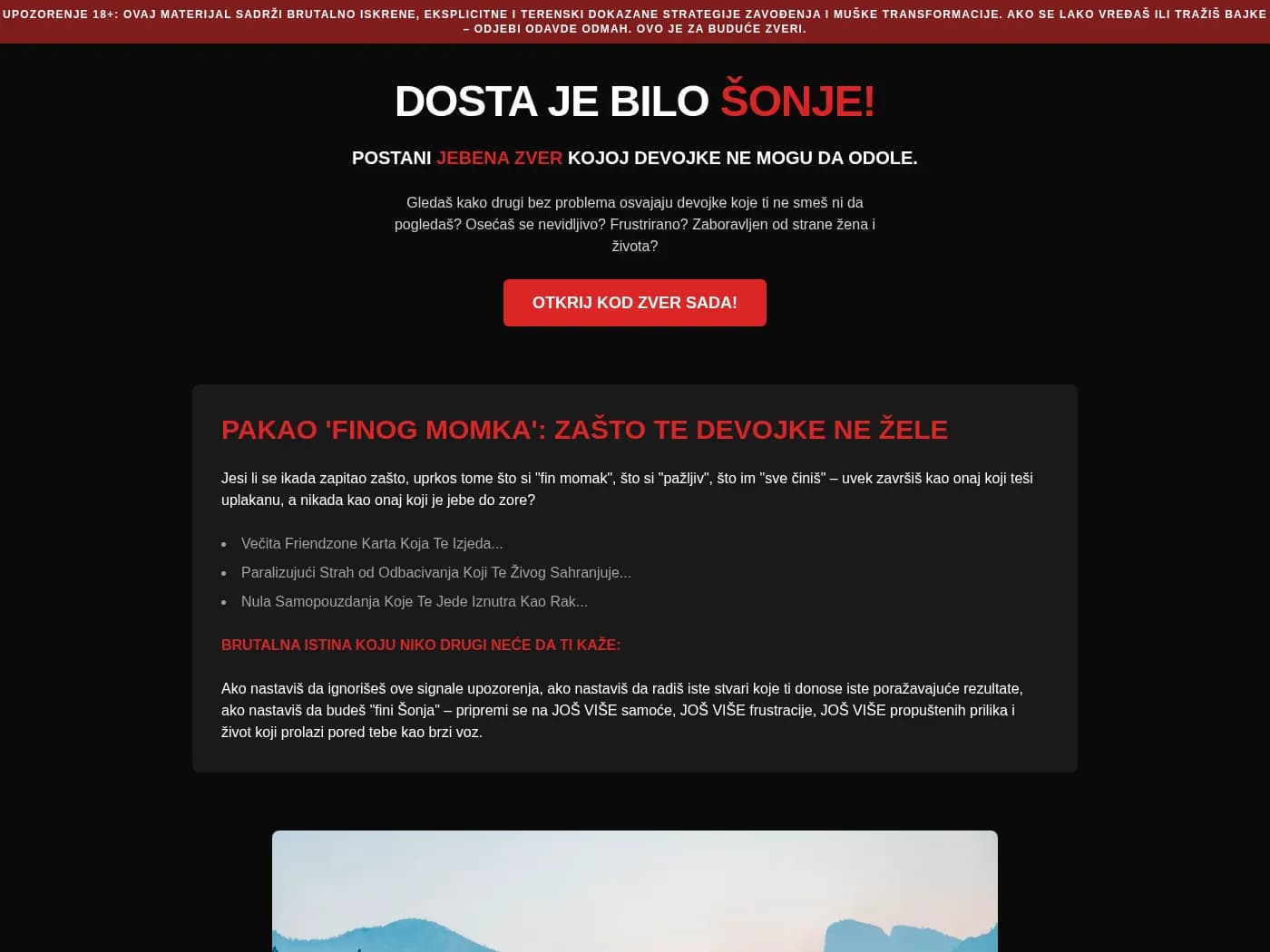 Kod Zver - Muška Transformacija