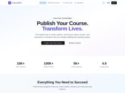 Course Publishing Platform