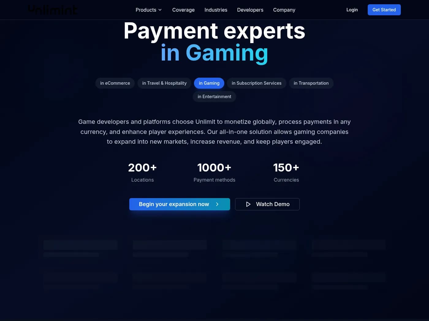 Unlimit Website Clone