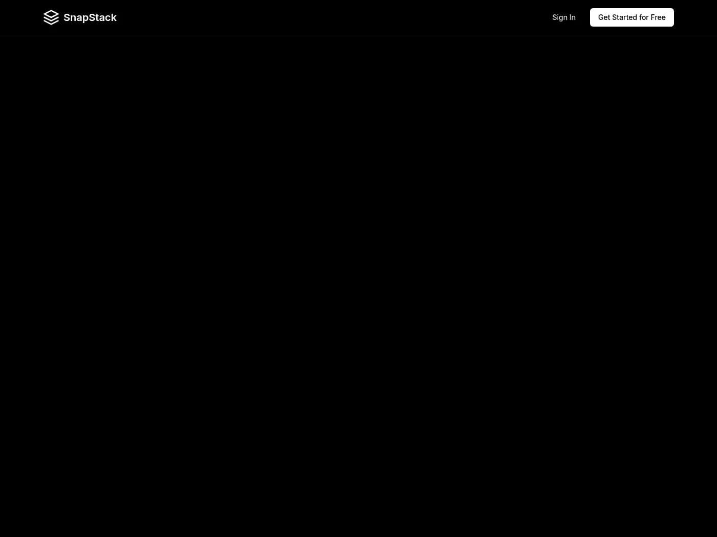 SnapStack Next.js Platform