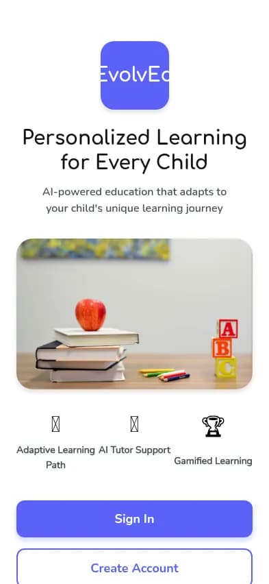 EvolvEd Adaptive Learning Platform
