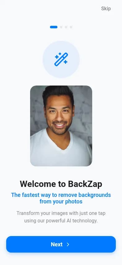 BackZap Background Removal App