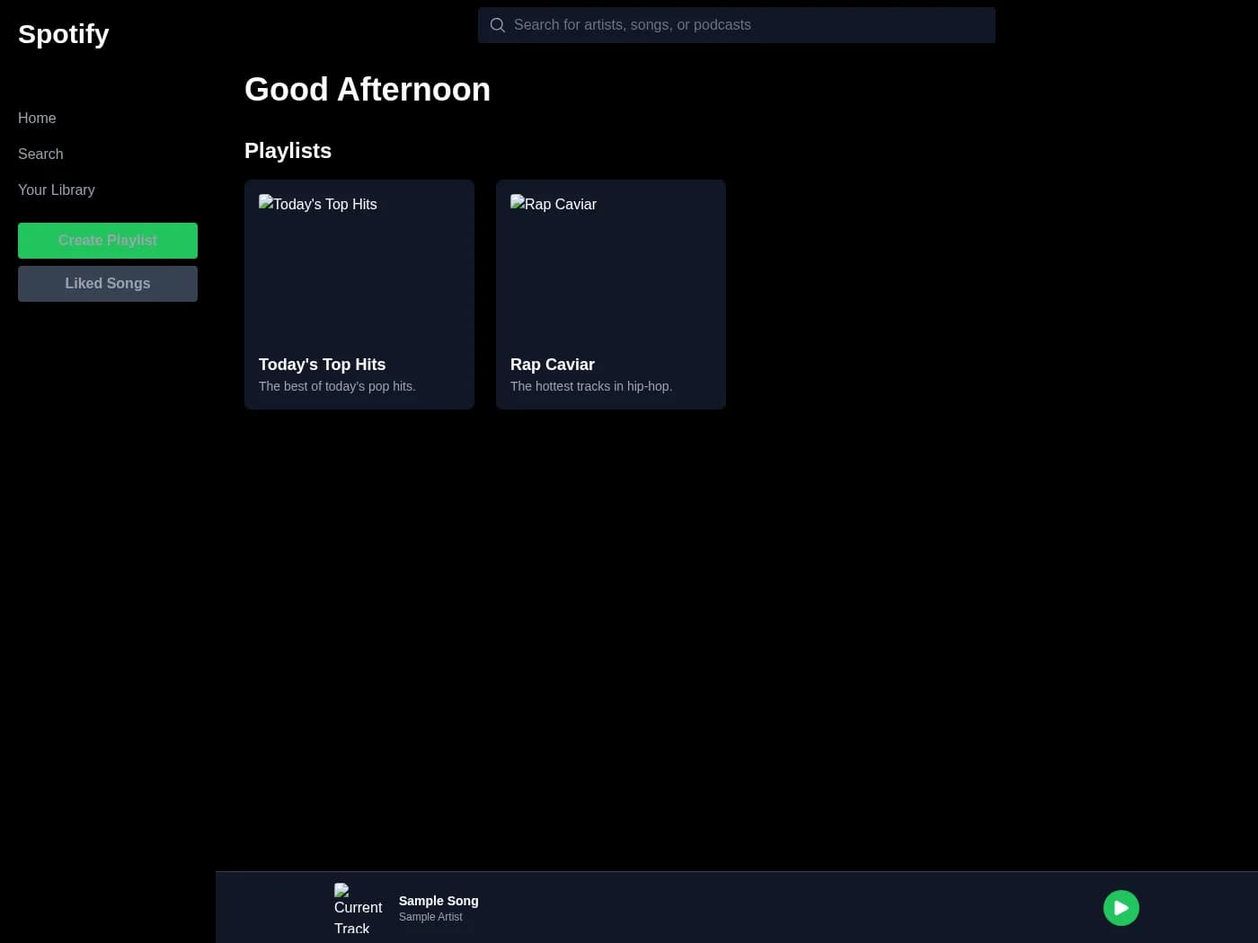 Spotify Clone