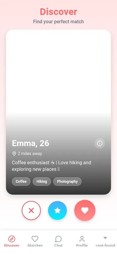 Dating Mobile App