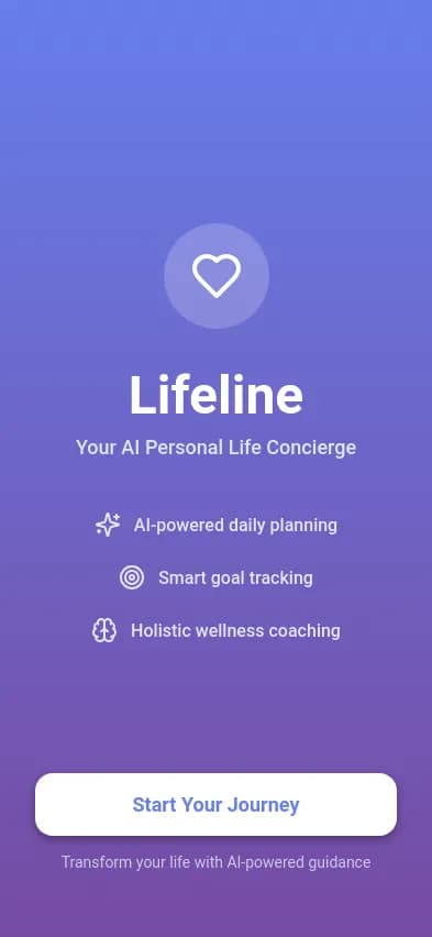 Lifeline - AI Personal Life Concierge