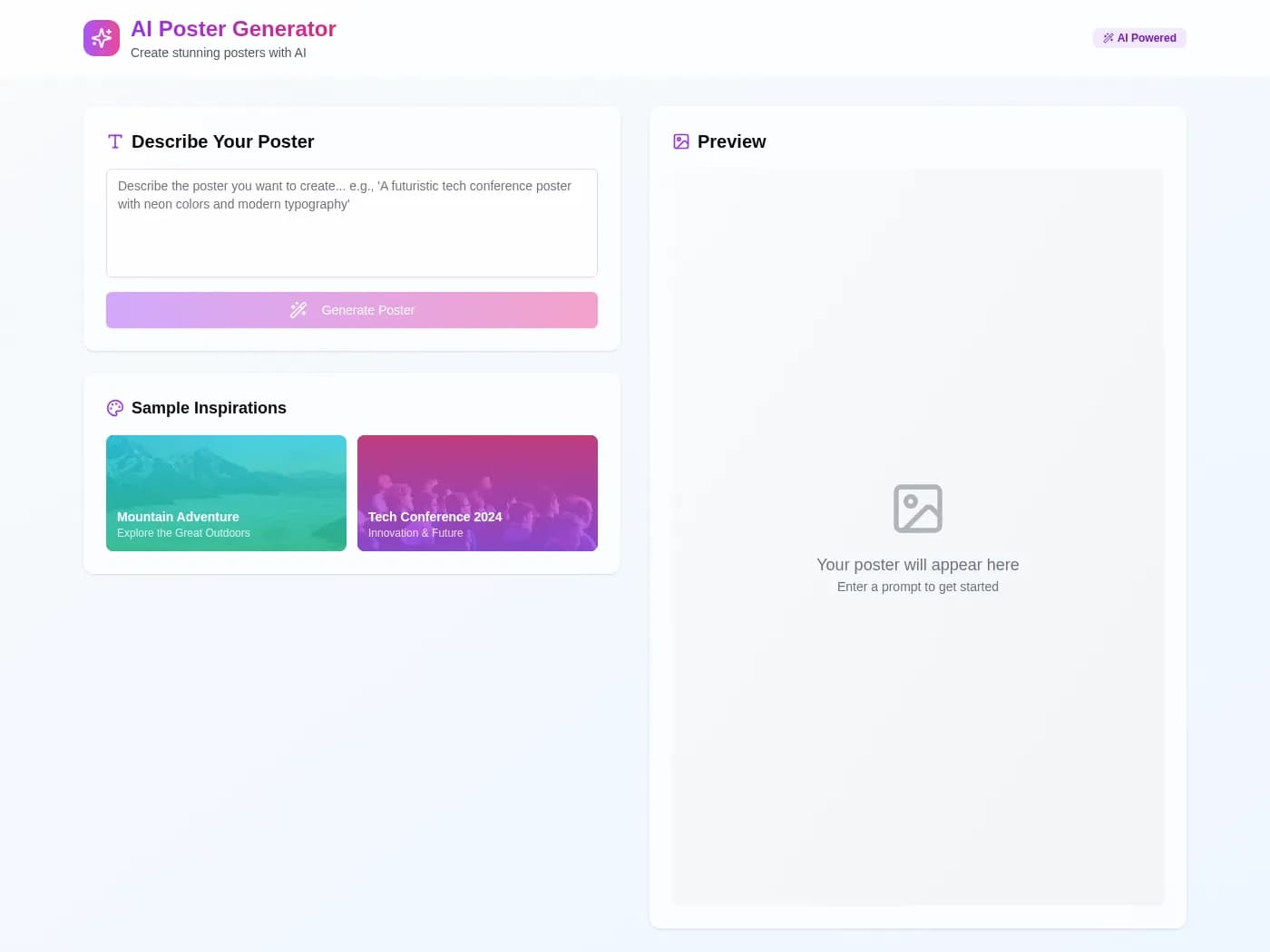 AI Poster Generator