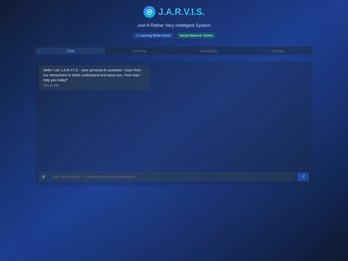 Jarvis-inspired AI Assistant
