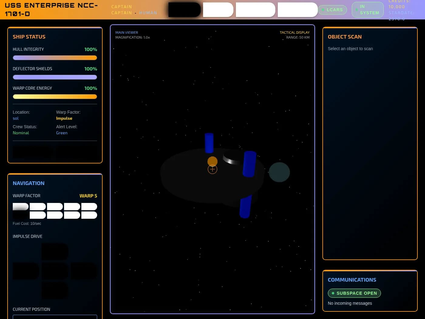 Star Trek TNG: SNES-Style Space Exploration RPG
