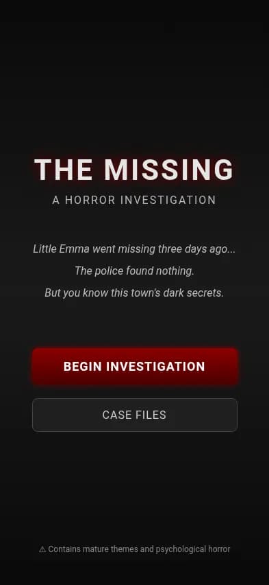 Missing Kid Horror Mobile Game