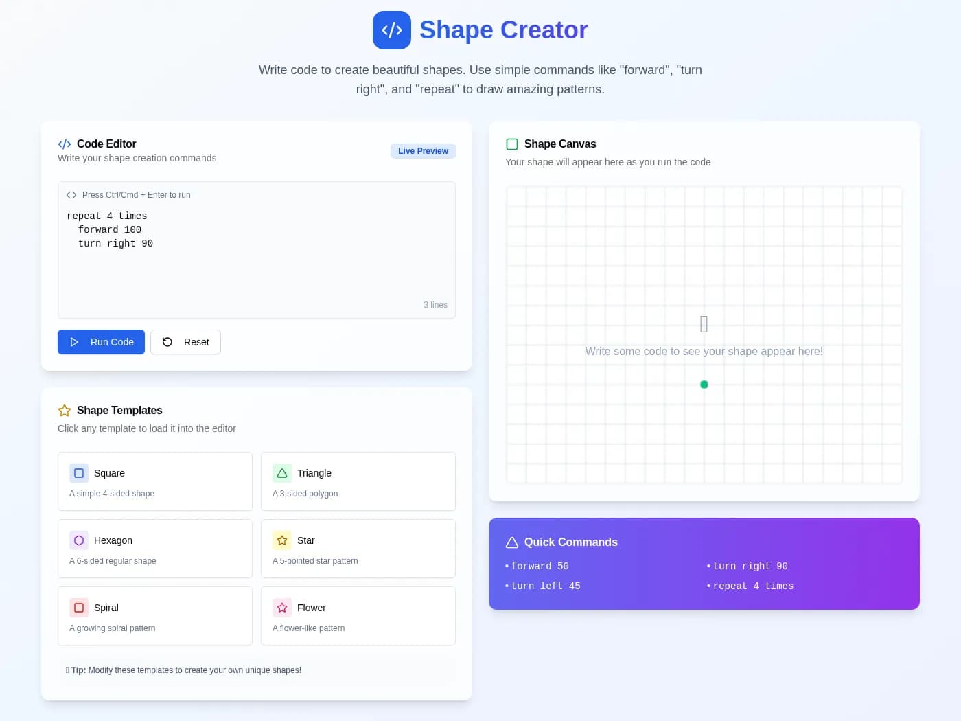 Shape Creator