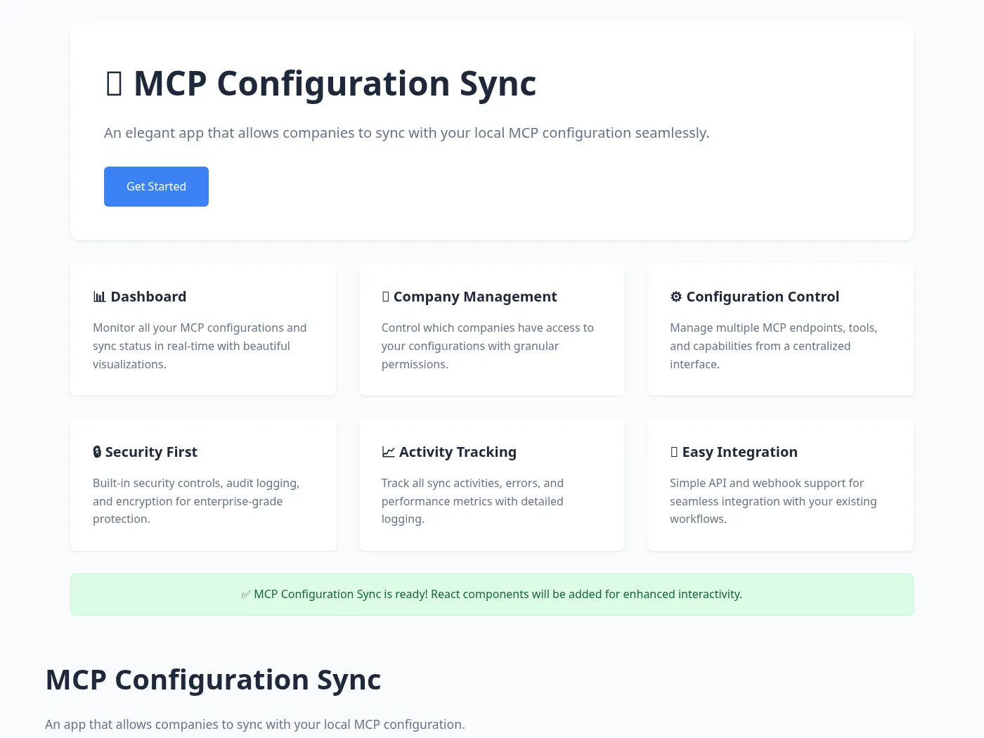 MCP Configuration Sync