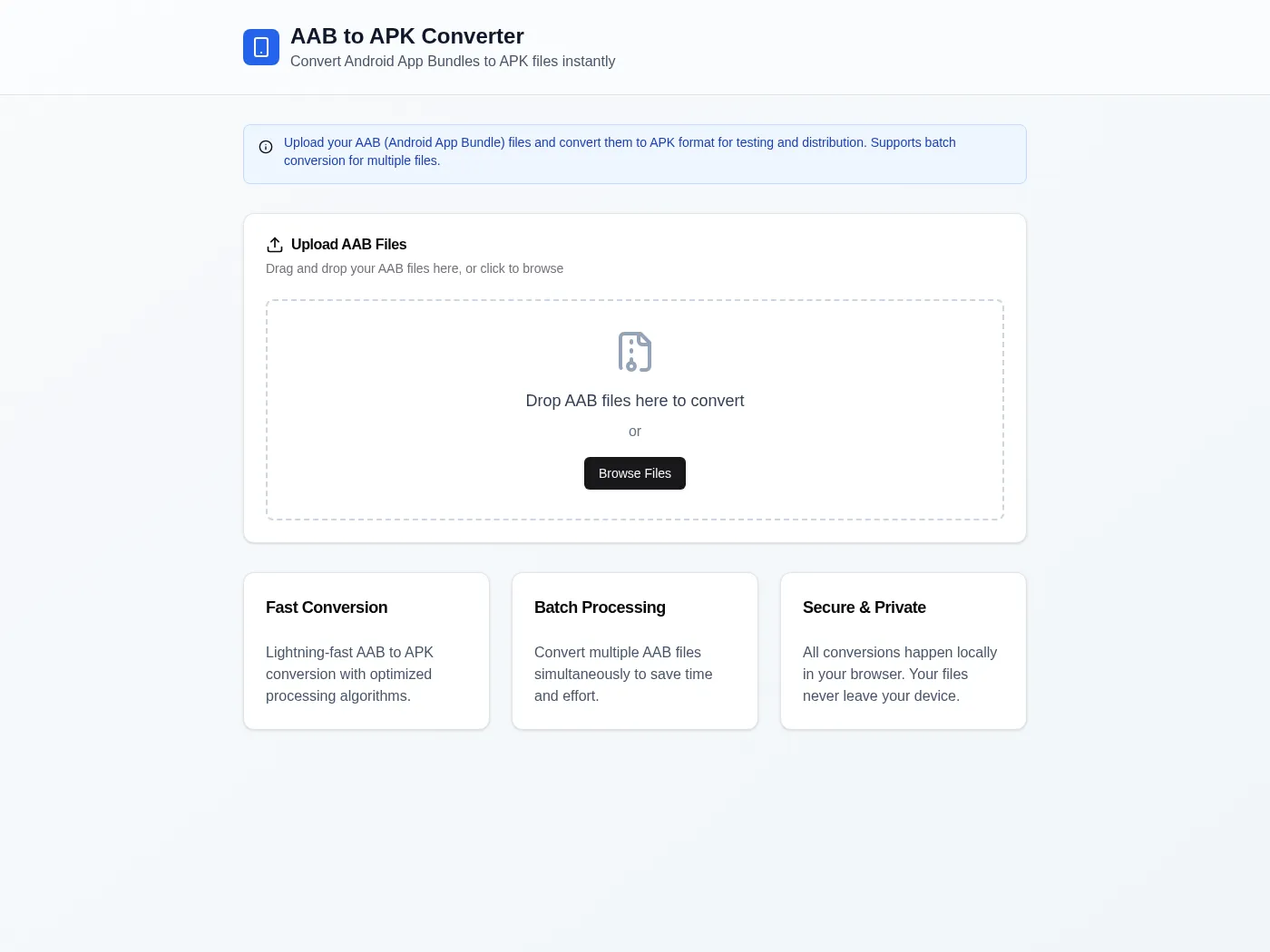 AAB to APK Converter