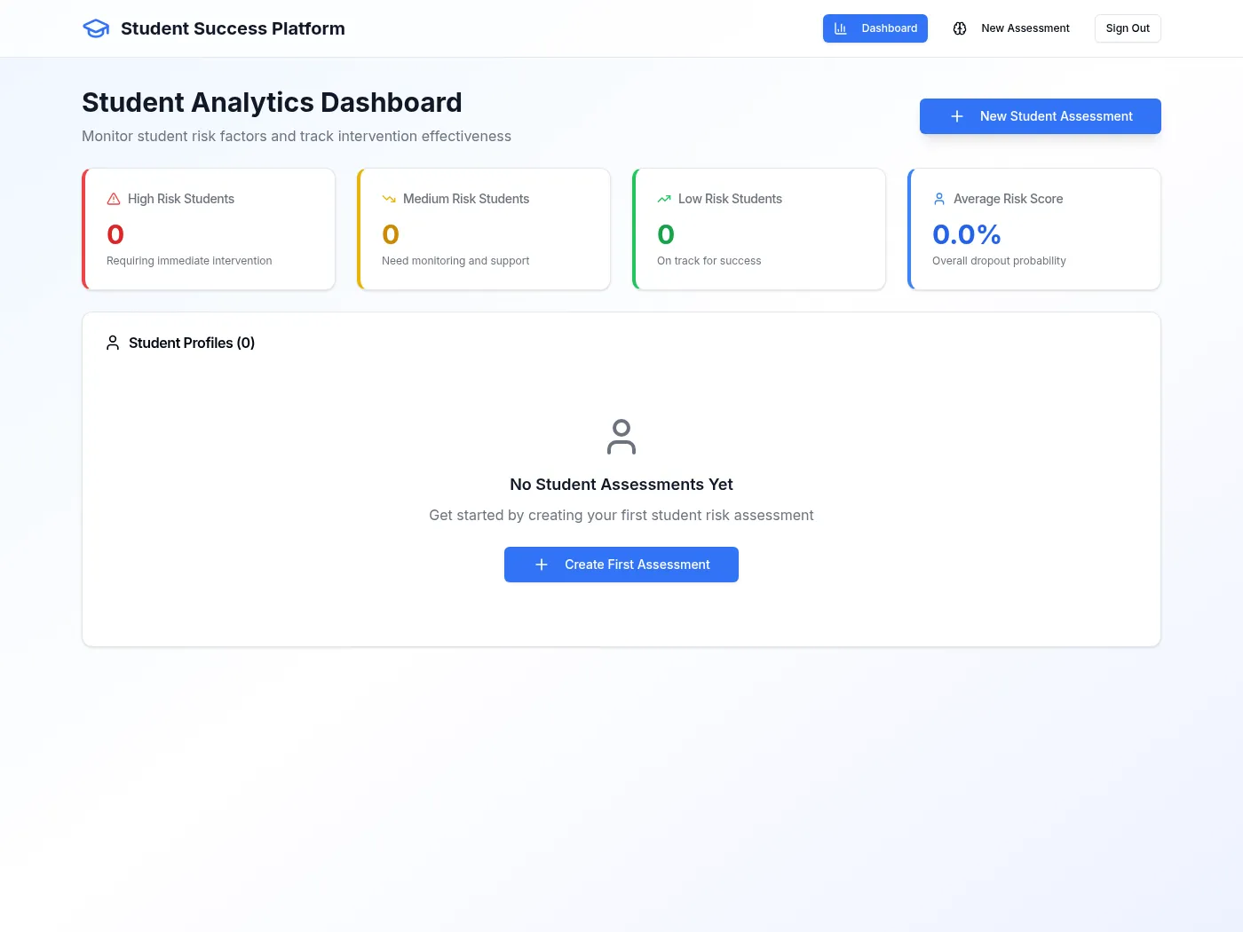 3D Student Dropout Prediction & Counseling Assistant