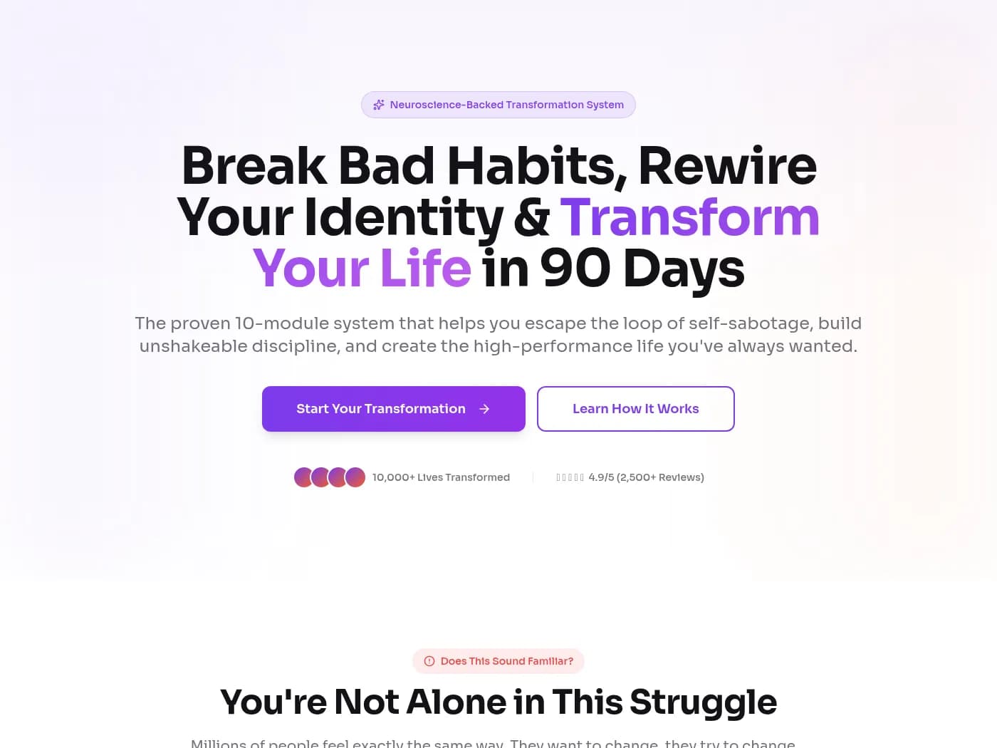 90-Day Self-Reboot System™ High-Converting Sales Page