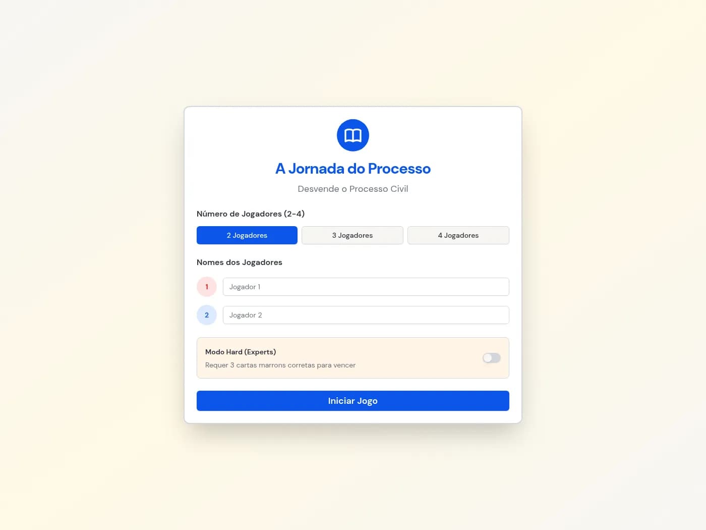 A Jornada do Processo: Desvende o Processo Civil – Game Board Digital