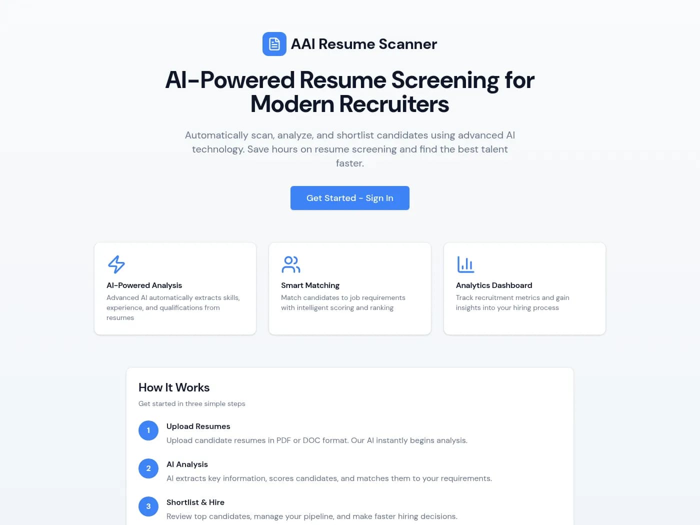 AAI Resume Scanner