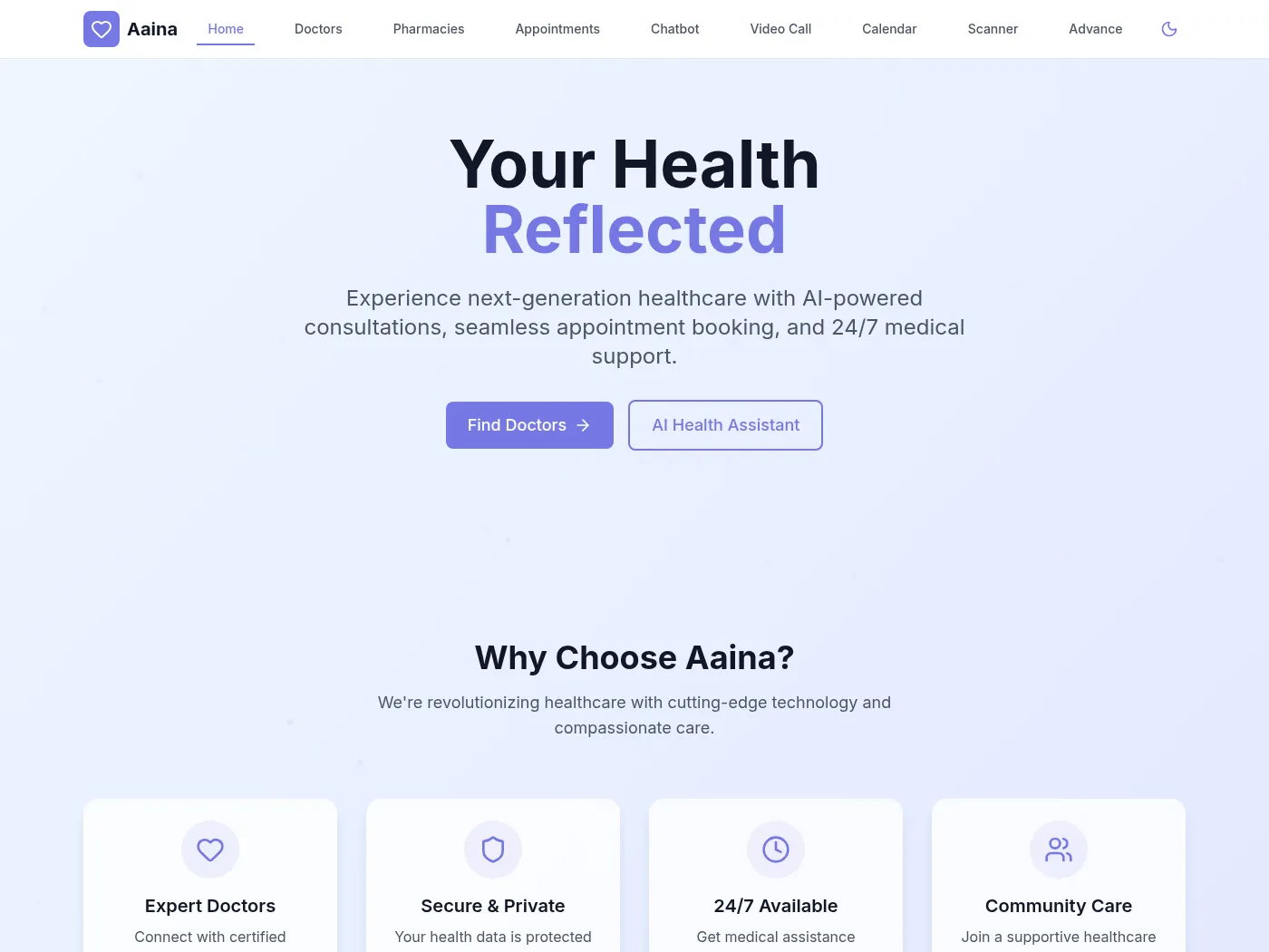 Aaina – Your Health Reflected
