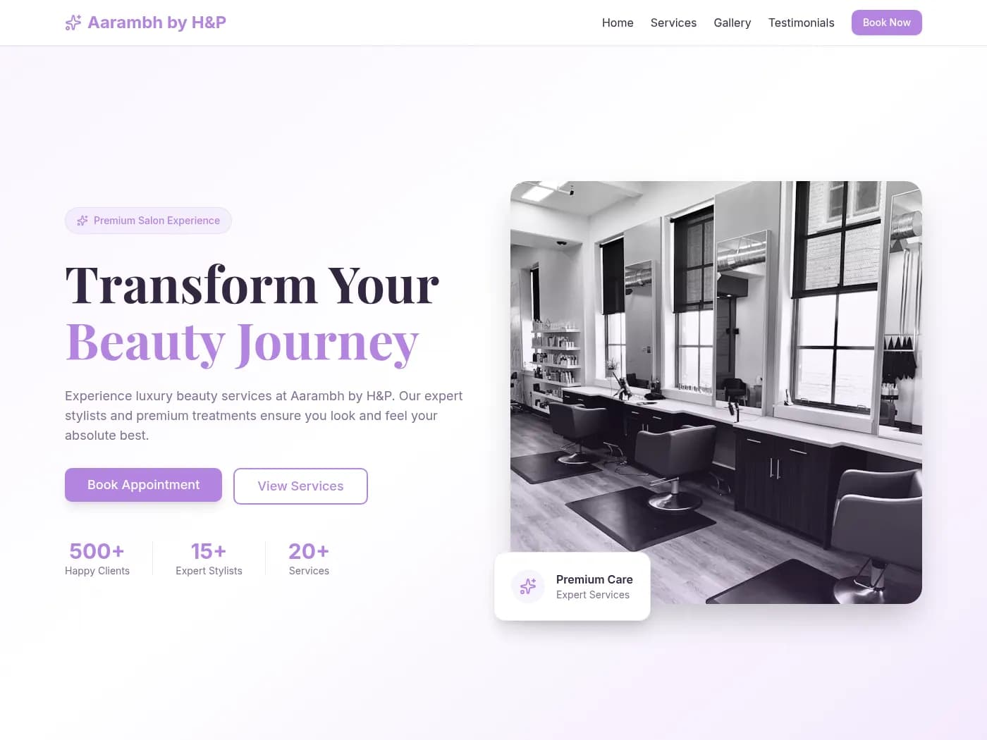 Aarambh by H&P Online Salon Booking Platform