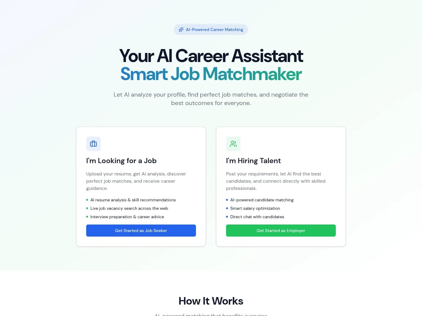 AI Career Assistant & Smart Job Matchmaker Platform
