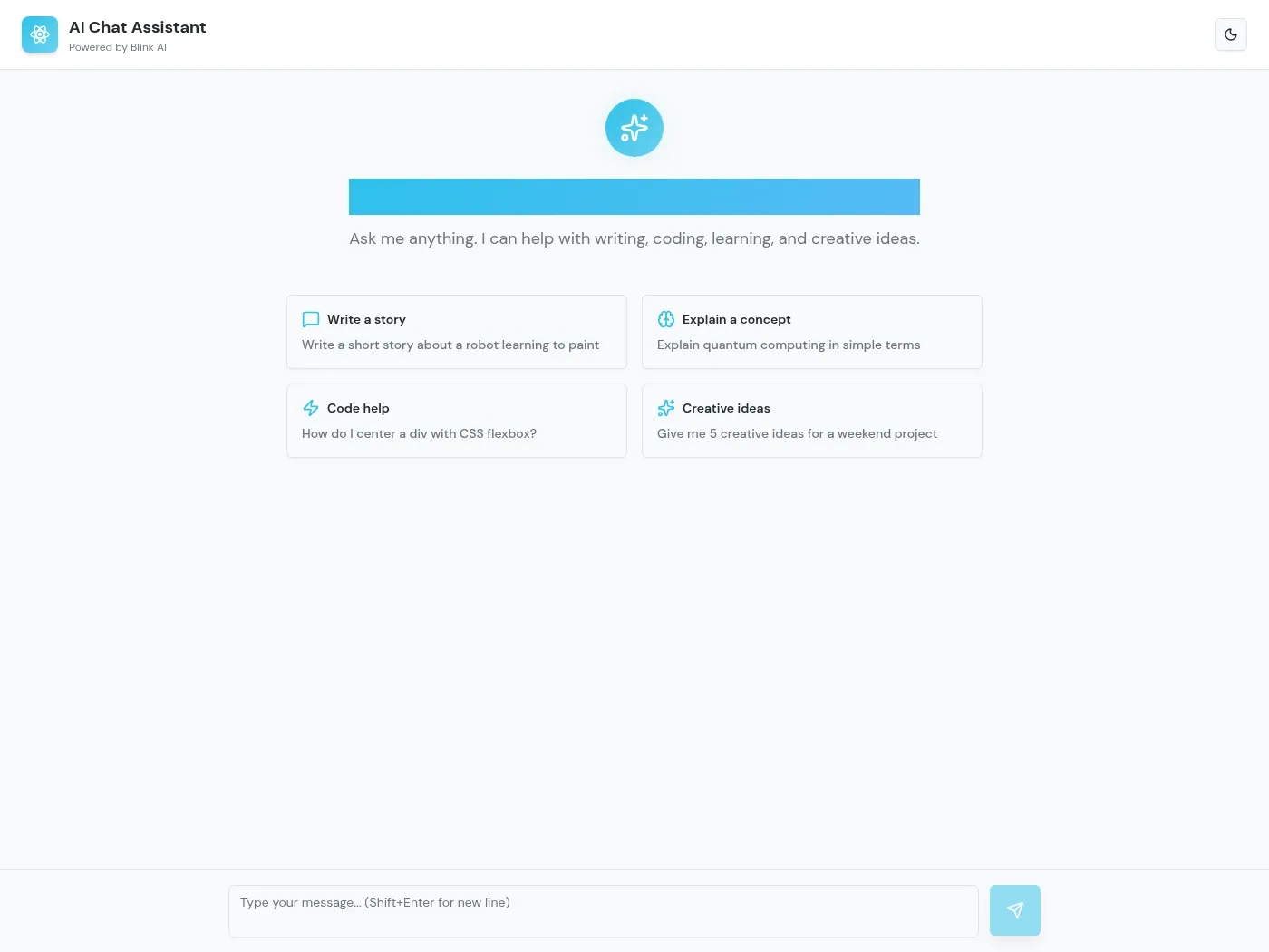 AI Chatbot Generator